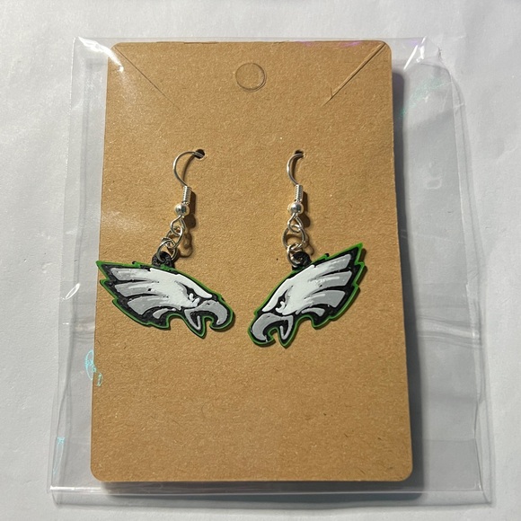 3D print handmade | Jewelry | Philadelphia Eagles Earrings Hooks By 3d ...